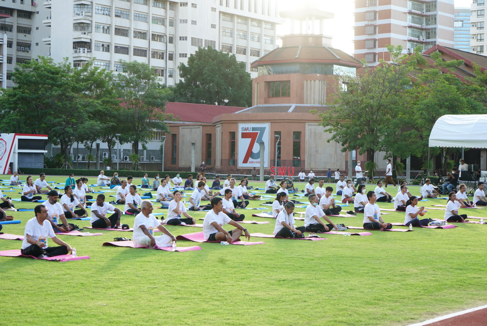 กิจกรรมวันโยคะสากล (International Day of Yoga)” ครั้งที่ 8