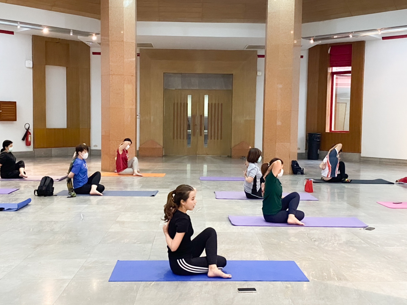 กิจกรรมโยคะเพื่อสุขภาพ (อโศกโมเดล)